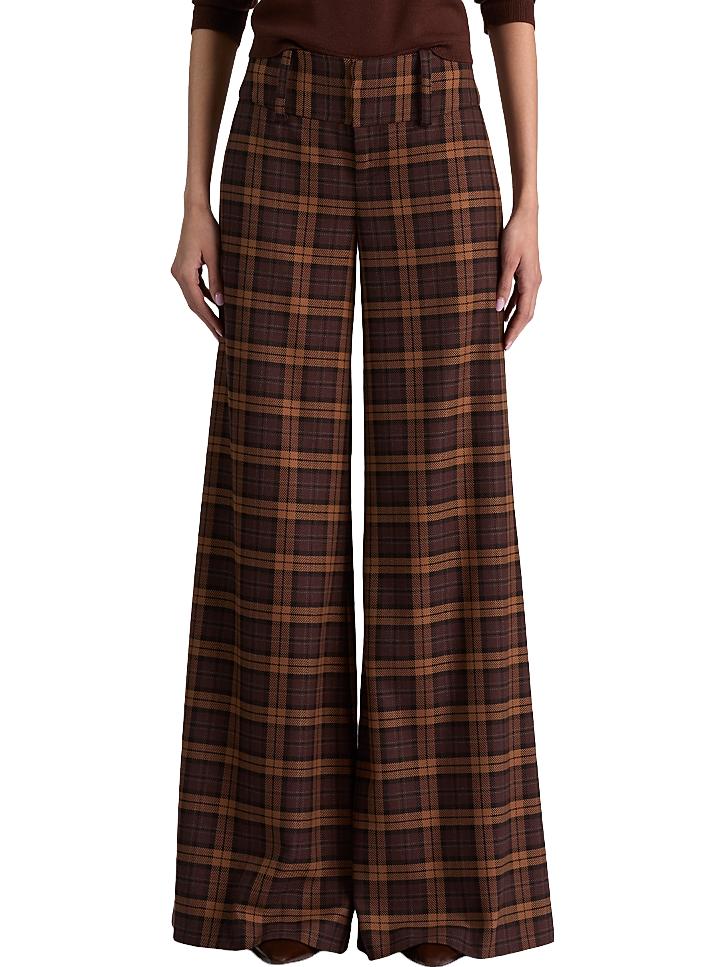 ALICE + OLIVIA Alice And Olivia Low Rise Wide Leg Flare Pants